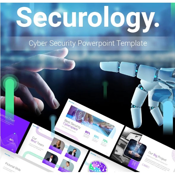 Securology Cybersecurity Animated PowerPoint Presentation Template ...
