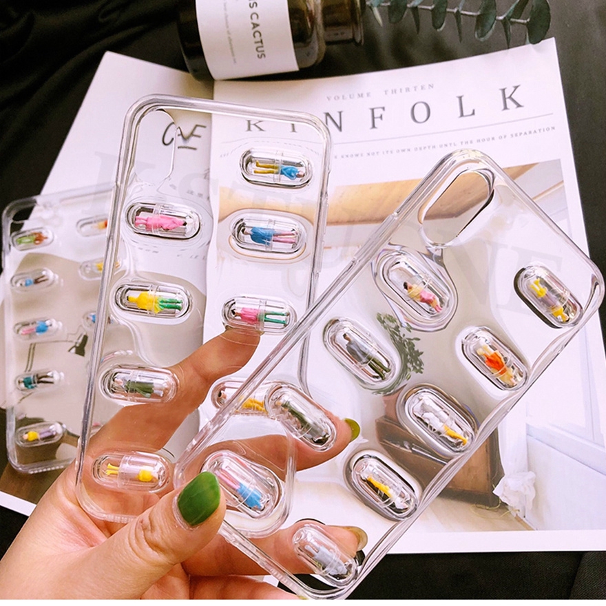 xta39l5y5v iPhone SE2020 11 Pro Max X Xr Xs Max 8 7 6 6s Plus Protection Case Transparent 3D ...