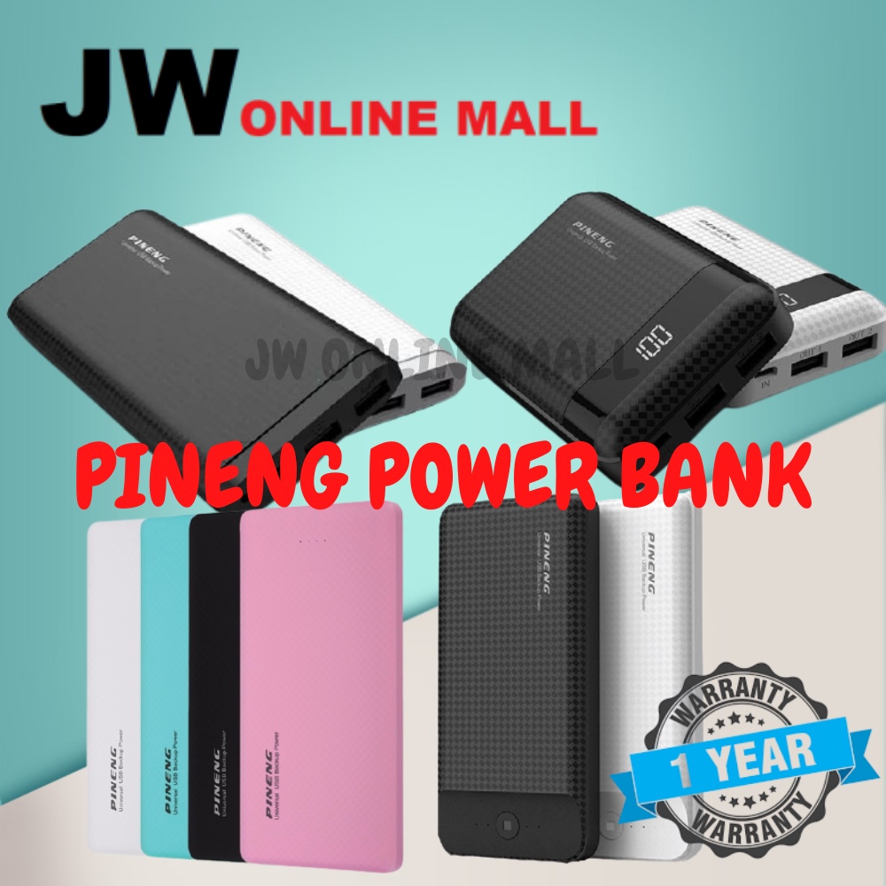 ORIGINAL POWER BANK PINENG PN-965 10000mAh PowerBank PN965 PN958 PN936 ...