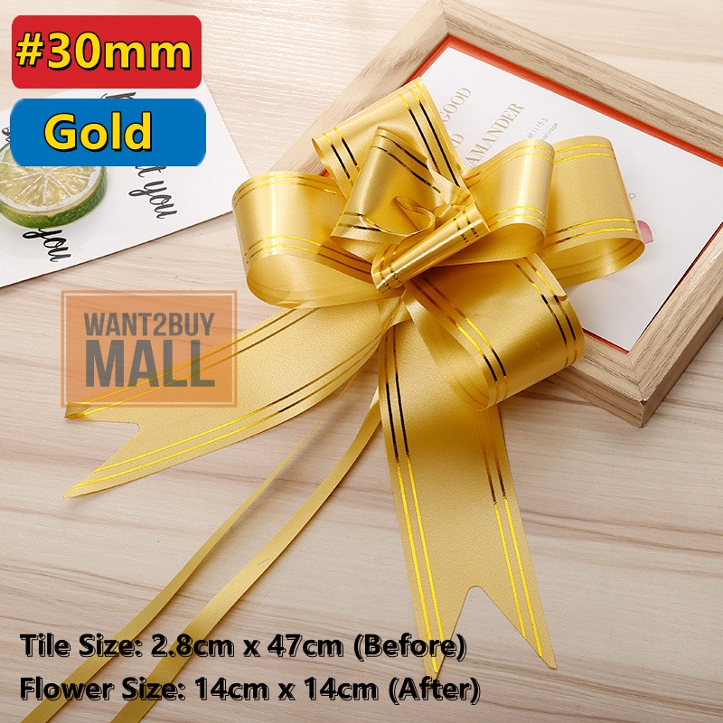 10pcs pack Pull Ribbon Riben Reben Ribben Satin Organza Gift Flower ...