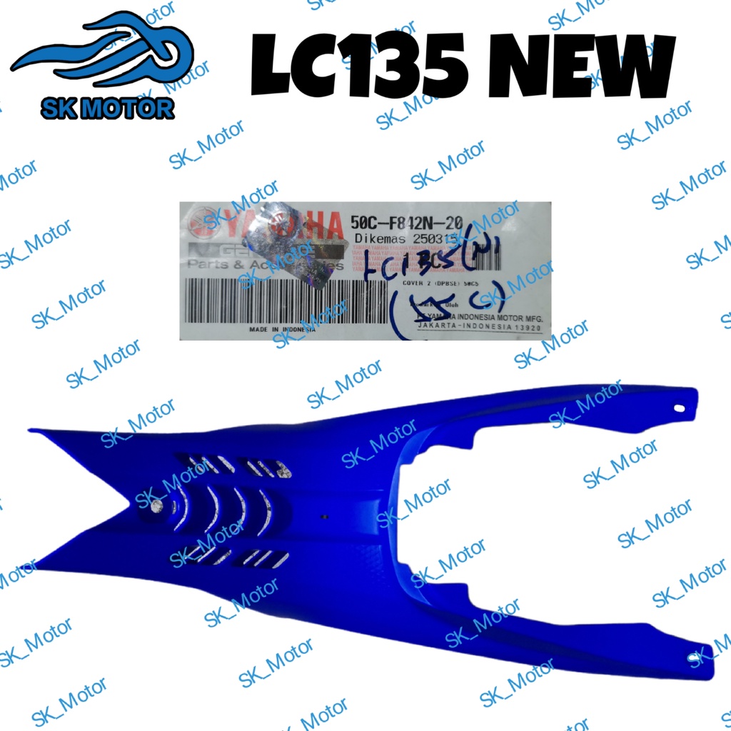Yamaha LC135 LC NEW V2 V3 V4 V5 V6 Original Tank Cover DPBSE GP Blue ...