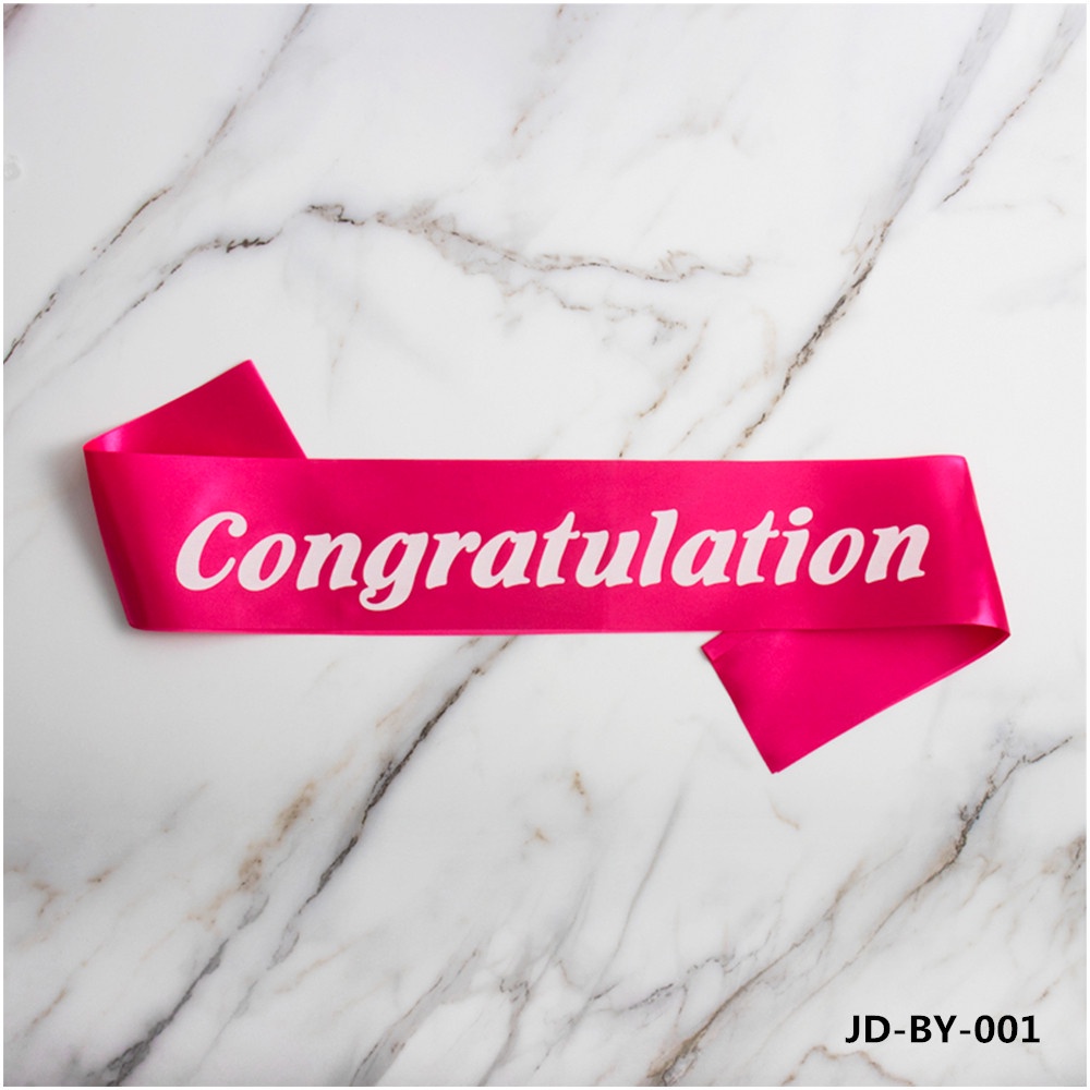 Congratulation Sash Graduation Party Accessory Decoration Party Favors ...