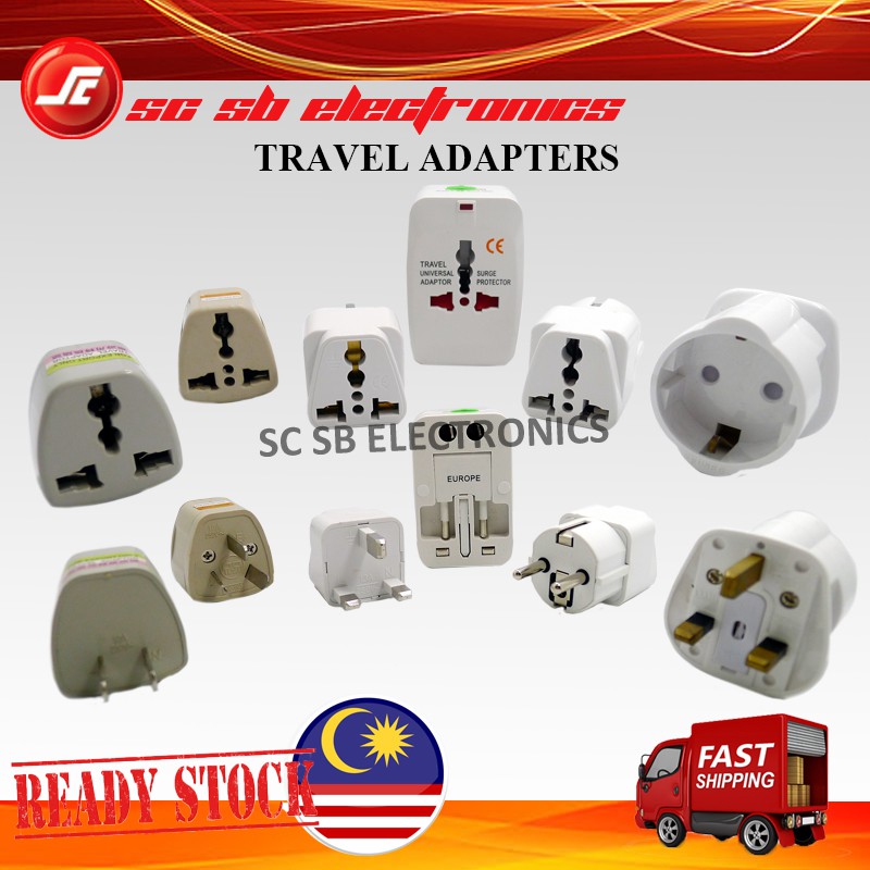 UNIVERSAL TRAVEL ADAPTER / MULTI TRAVEL ADAPTER - UK/US/EU/CHINA/AU ...