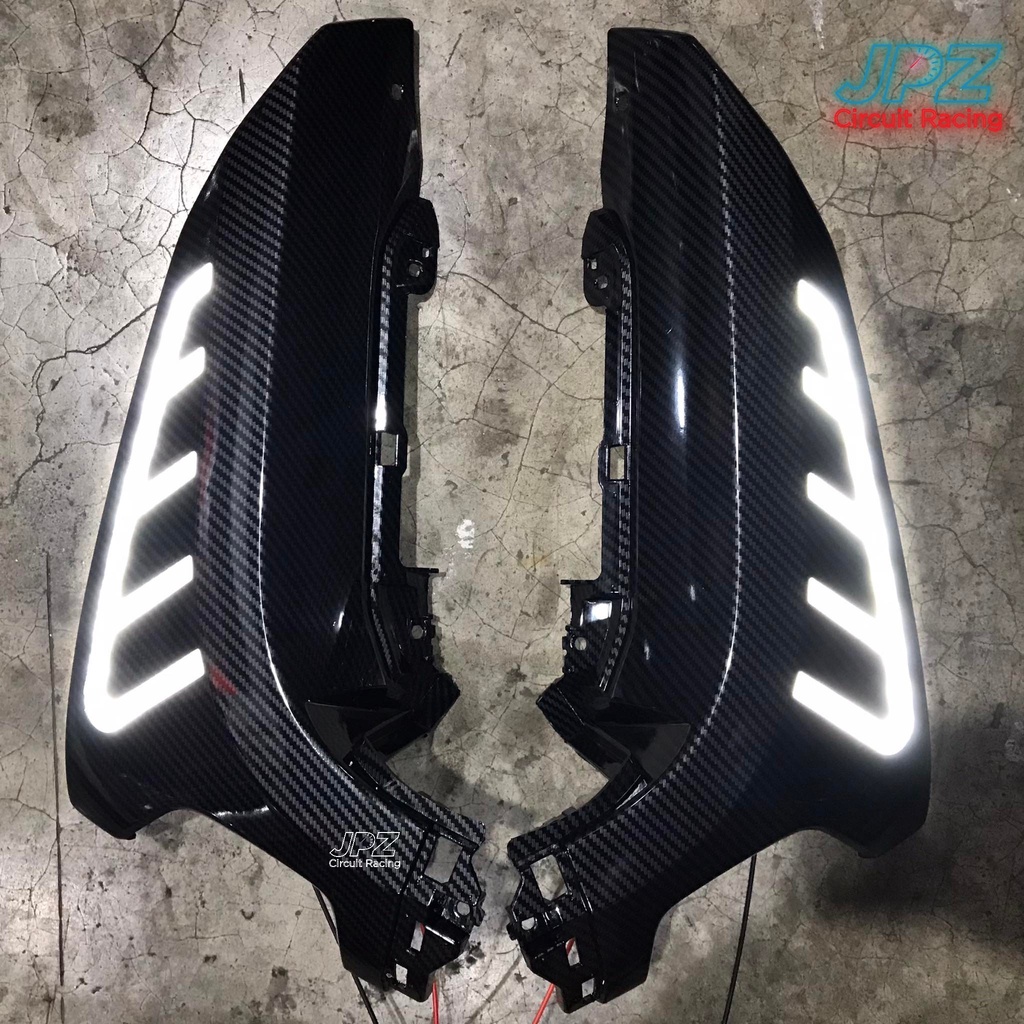 CARBON FULL LED SIGNAL LIGHT COVER for YAMAHA NMAX 2020 v2 (LED ...