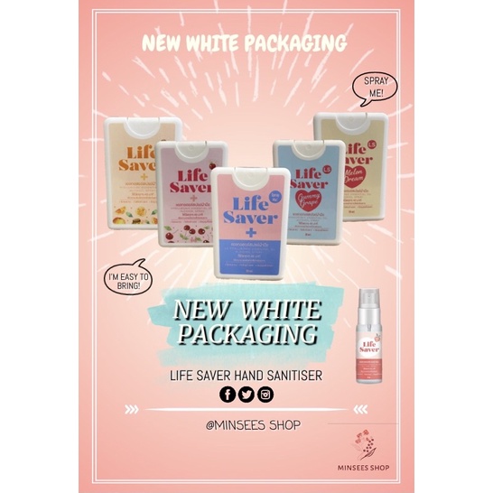 Life Saver hand Sanitiser [ POCKET SIZE, POCKET SPRAY ](READY STOCK ...