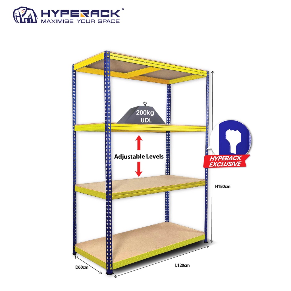 HYPERACK Livin Boltless Rack 架子置物架 | Shopee Malaysia