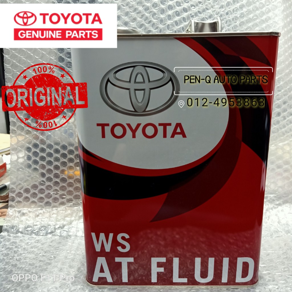TOYOTA NCP91 93 ALTIS ACV40 WS TRANS FLUID 4 LITER | Shopee Malaysia