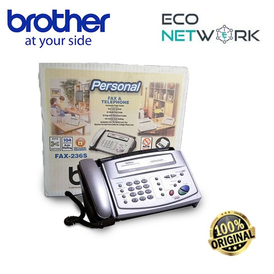 BROTHER PERSONAL FAX-236S FAX & TELEPHONE | Shopee Malaysia