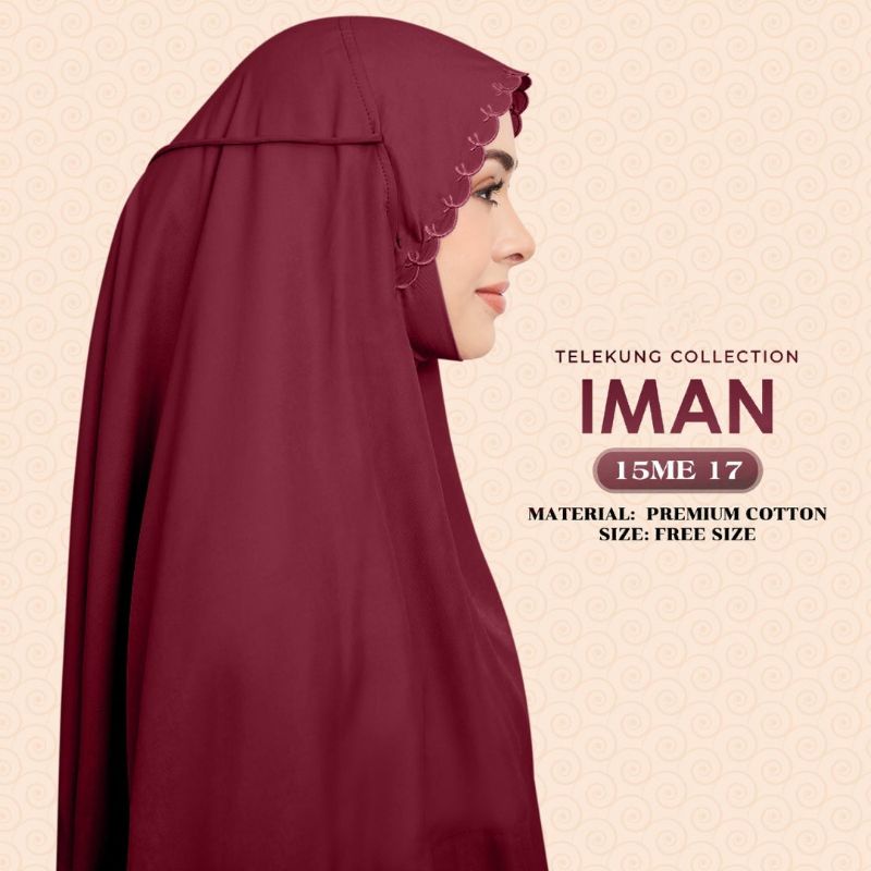 Set Telekung Sulam Cotton Nealofar Iman Viet nam material sejuk premium ...