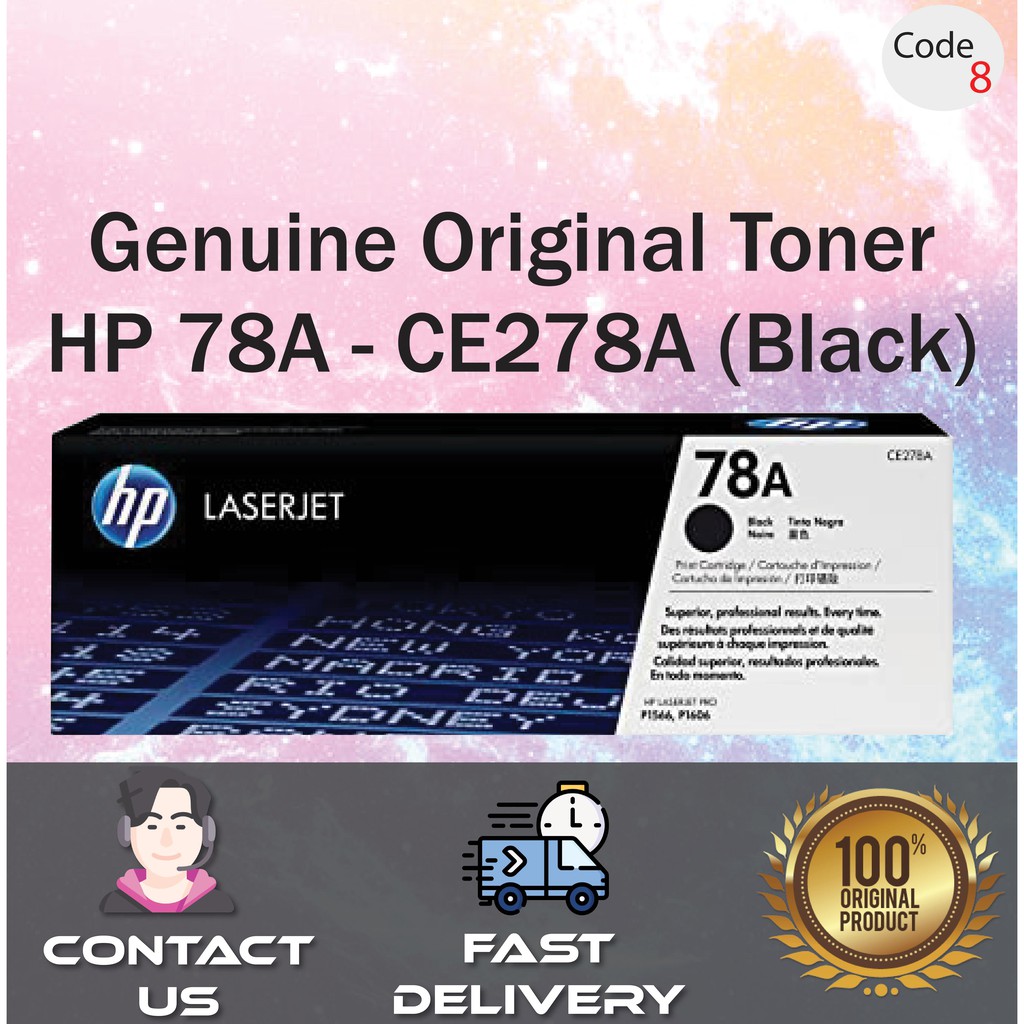 HP Genuine Original LaserJet Toner Cartridge - HP 78A (Black) | Shopee ...