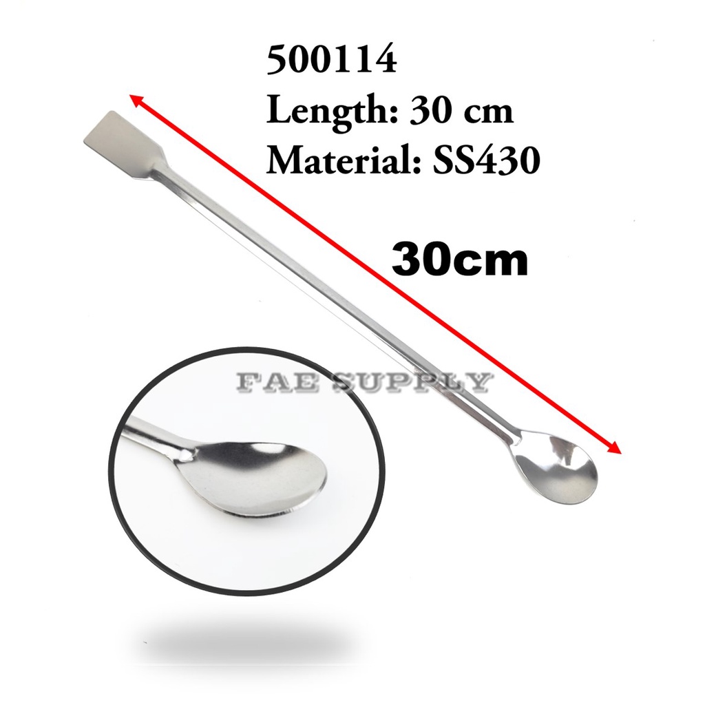 micro spatula Stainless steel laboratory scrap and spoon quality 15cm ...