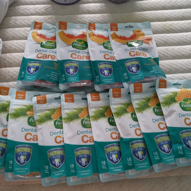 01 pack Happi doggy dental chew (care) | Shopee Malaysia
