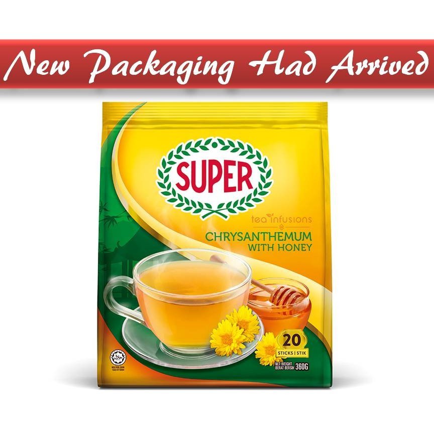 SUPER TEA INFUSION Honey Chrysanthemum Tea (18g x 20sachets)/Super ...
