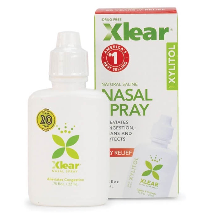 Xlear, Kid's and Adult's Xlear, Saline Nasal Spray with Xylitol, Daily ...