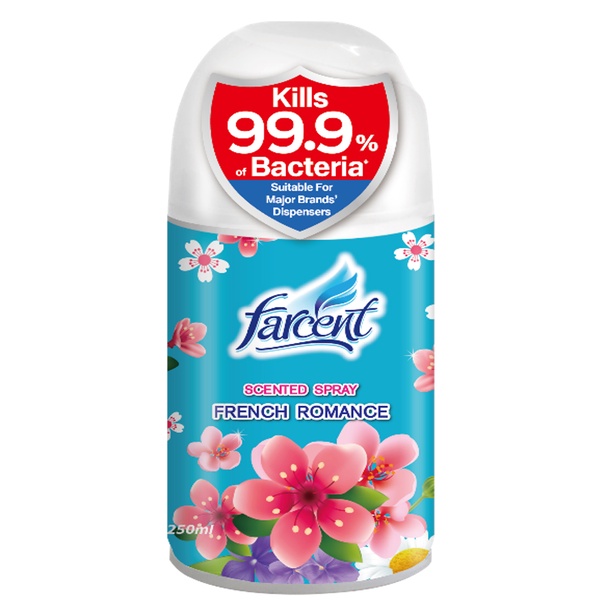 *FARCENT* Scented Spray Air Freshener Refill 250ml ( Single & Twin Pack ...