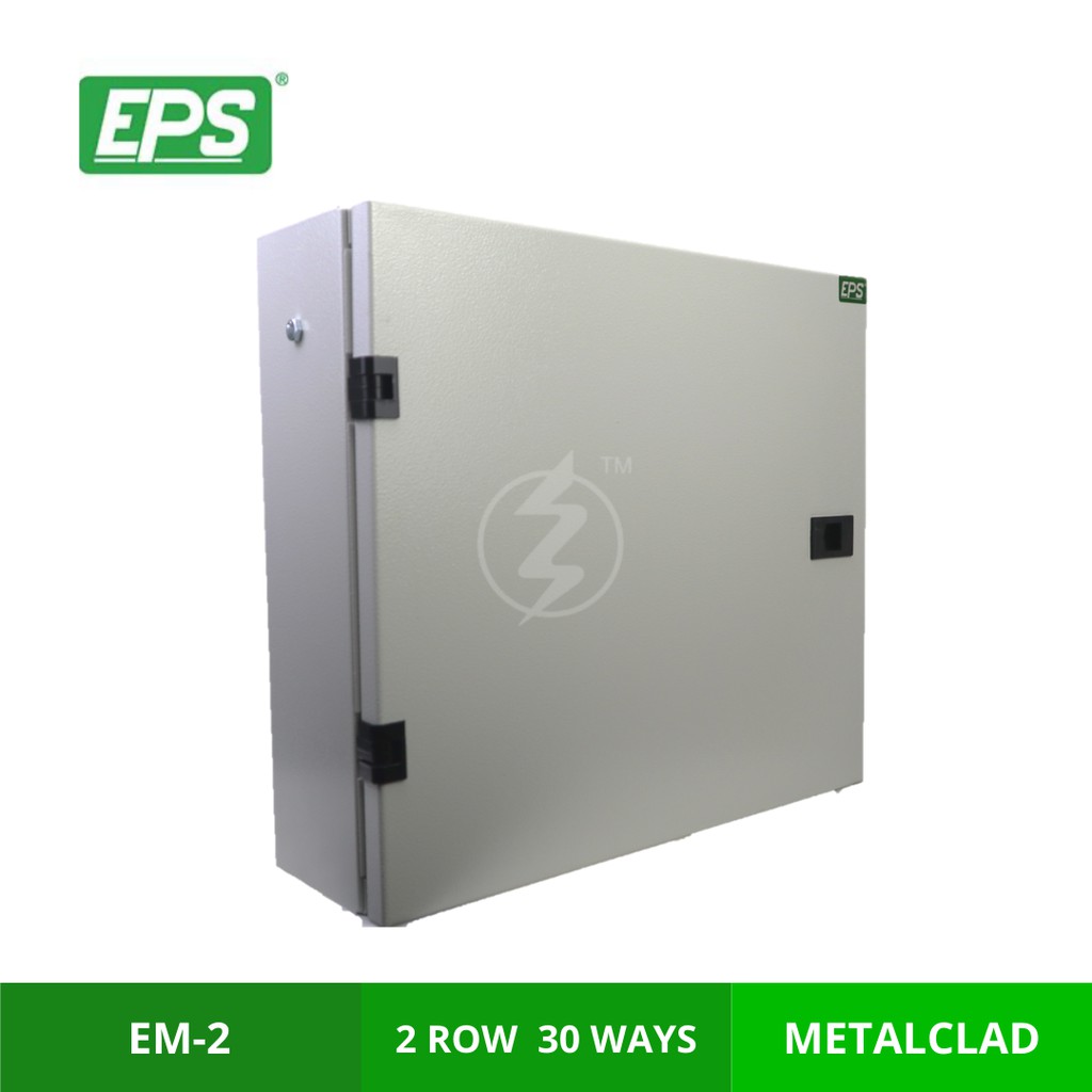 EPS EM-2 | EM2M 2Row 18Way 30Way Metalclad Enclose DB Box / MCB Metal ...