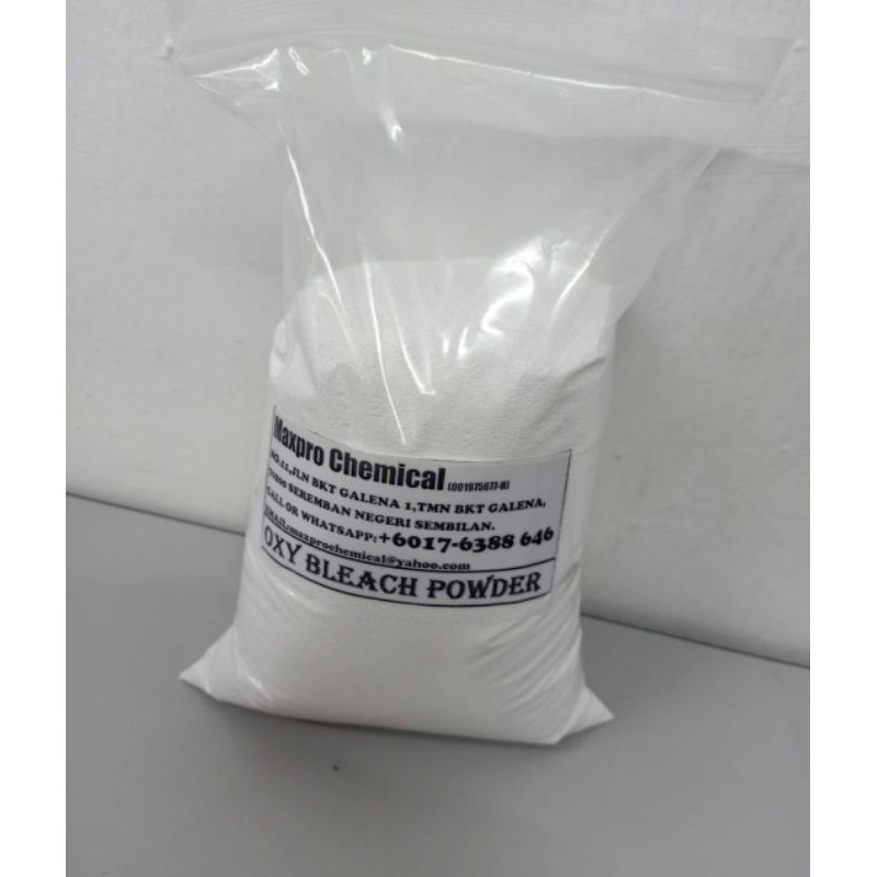 MAXPRO OXY BLEACH POWDER 1KG (TREATMENT WASH CHEMICAL) | Shopee Malaysia