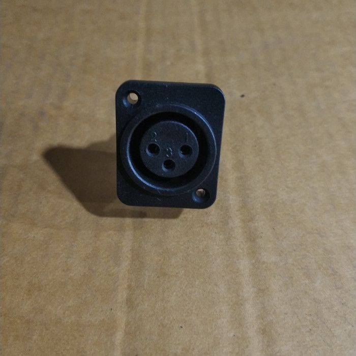 Xlr female socket / canon female socket / canon female socket | Shopee ...