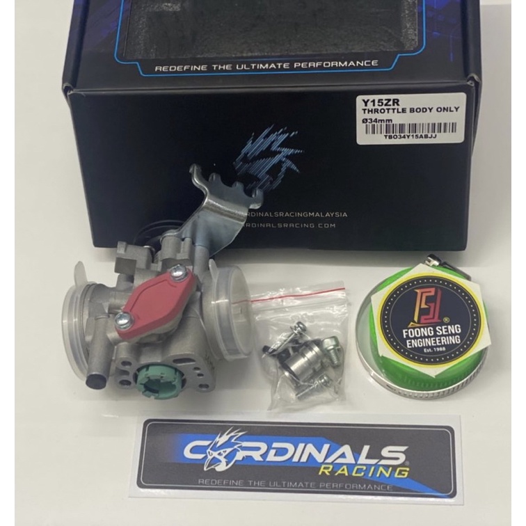 CARDINAL RACING Y15 Y15ZR THROTTLE BODY TB 34MM 36MM 38MM | Shopee Malaysia