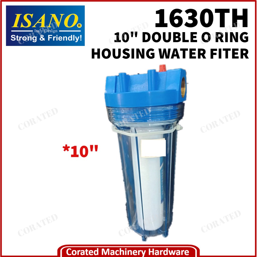 [CORATED] ISANO 10 Double O Ring Housing Water Filter 1630TH | Shopee ...