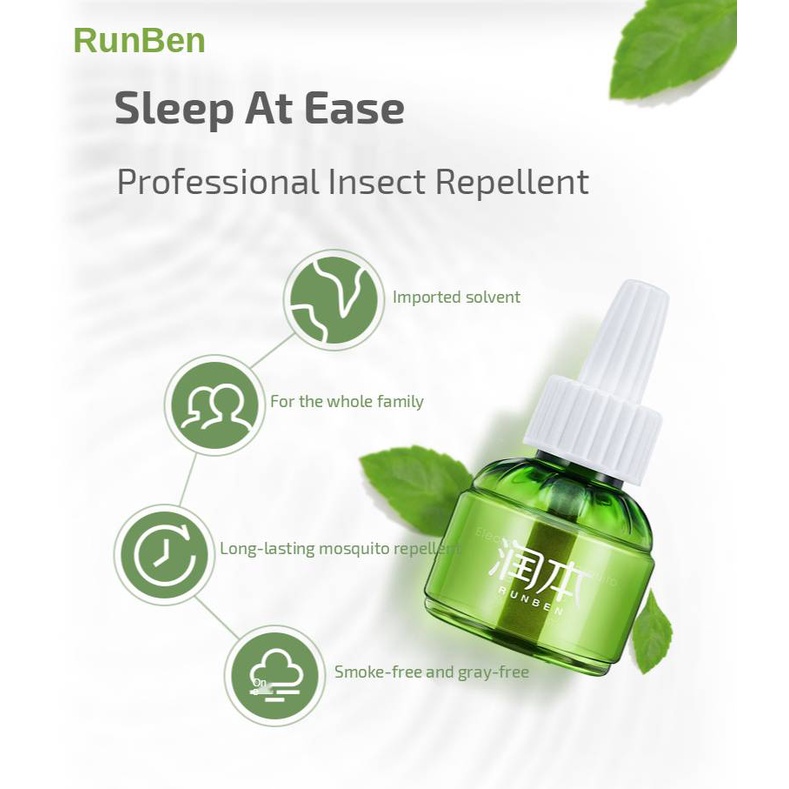 Runben children's mosquito repellent incense liquid tasteless infant pregnant women's electric ...