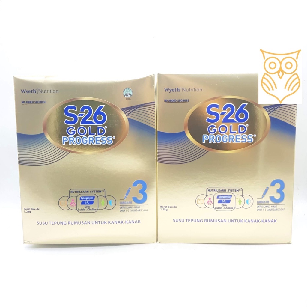 Wyeth S-26 Gold Progress Step 3 ( 1.2kg x 2 ) | Shopee Malaysia