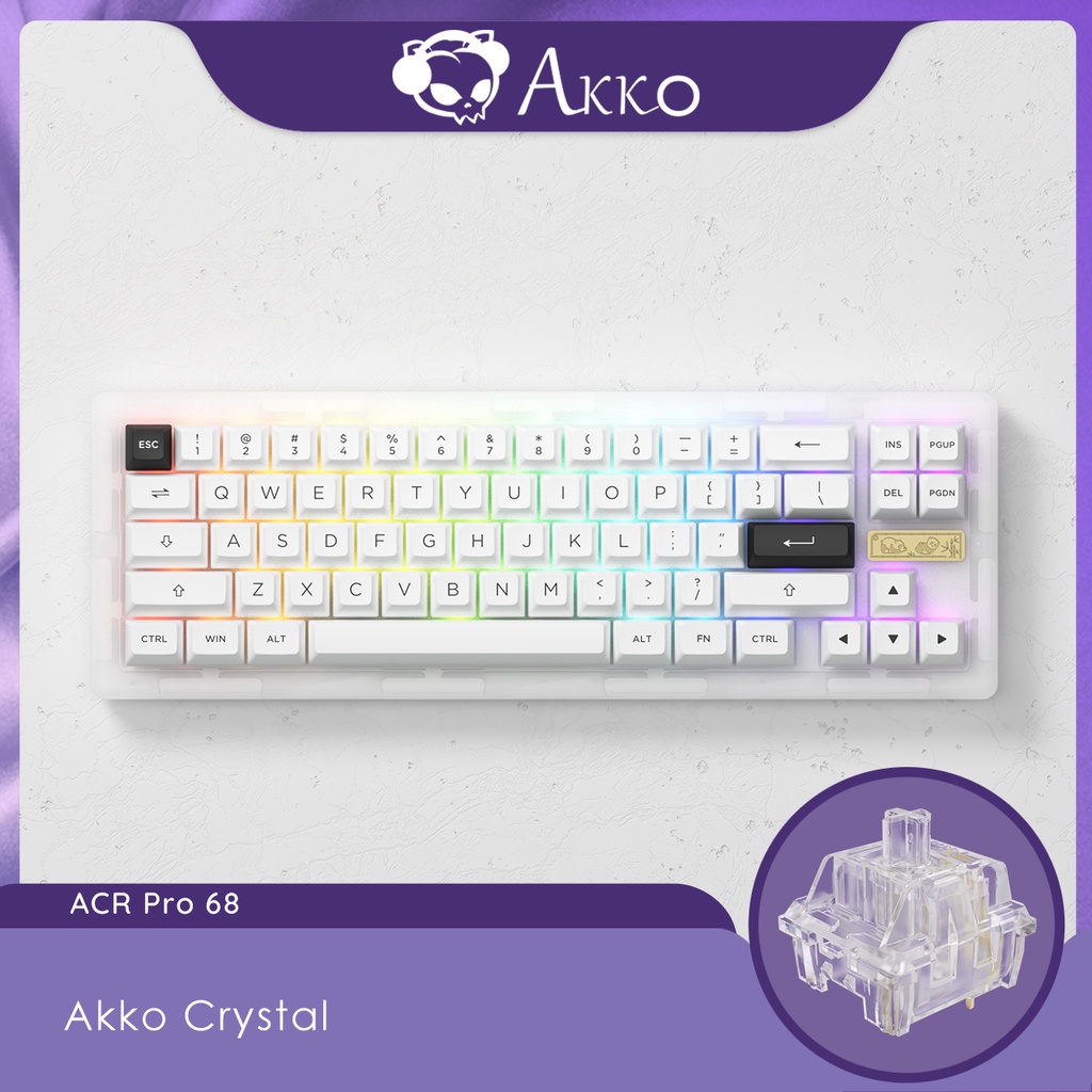 AKKO ACR Pro 68 RGB Hot Swappable Wired Mechanical Keyboard with Arrow ...