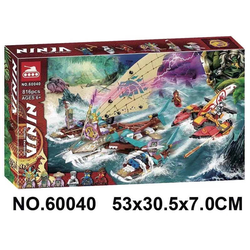 Bela / Lari Ninja Ninjago series Catamaran Sea Battle (60040) | Shopee ...