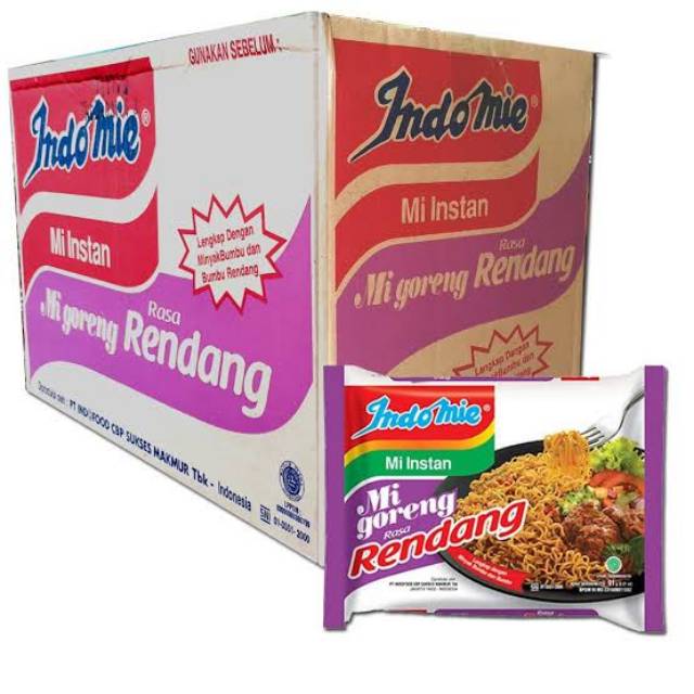 Indomie Fried Rendang 1 box 40 pcs | Shopee Malaysia