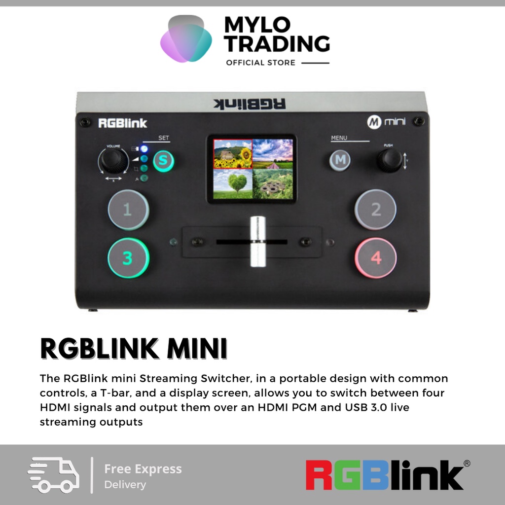 RGBlink Mini & Mini 2022 Streaming Switcher | Shopee Malaysia