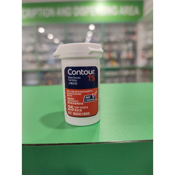 Contour TS Blood Glucose Test Strips (25pcs) | Shopee Malaysia