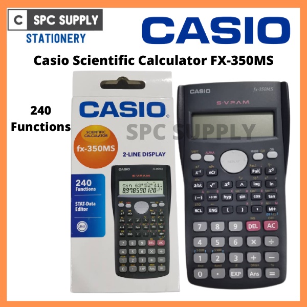 Casio Scientific Calculator FX-350MS (original) | Shopee Malaysia