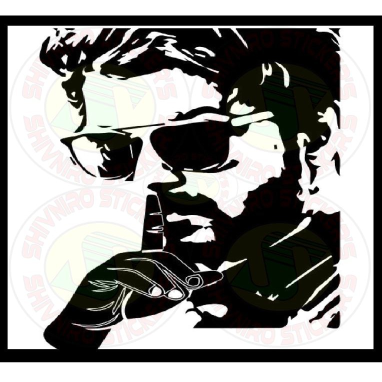 Master Thalapathy Vijay Car Bike STICKER | DECAL | LORRY STICKER ...