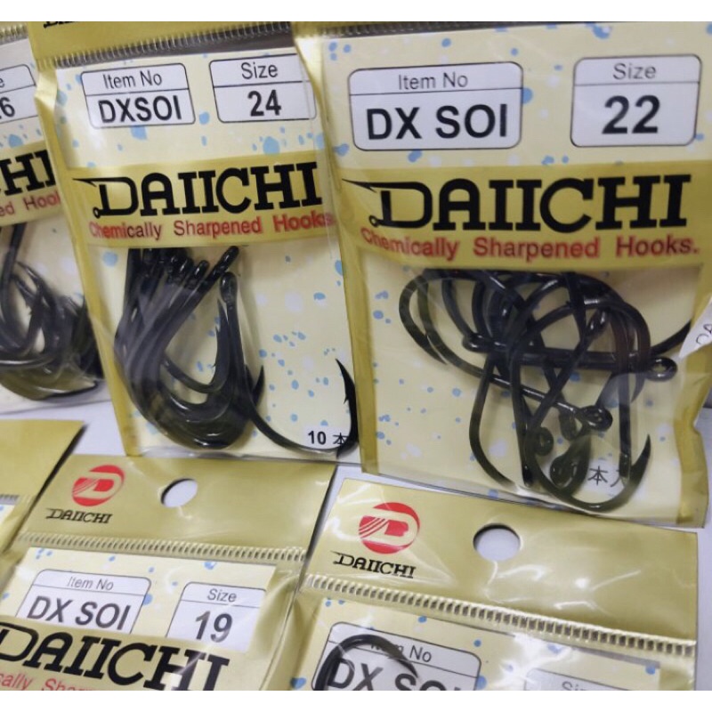 DAIICHI DX SOI CHEMICALLY SHARPENED HOOKS MADE IN JAPAN 🇯🇵 (MATA KAIL ...