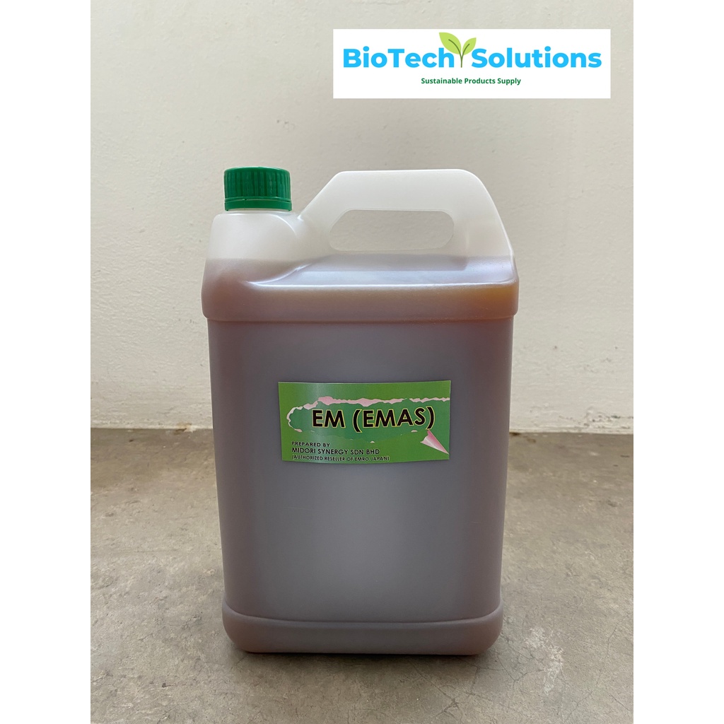 EM, EMAS, EM Activated Solution(5 Liters), penternakan, pertanian ...