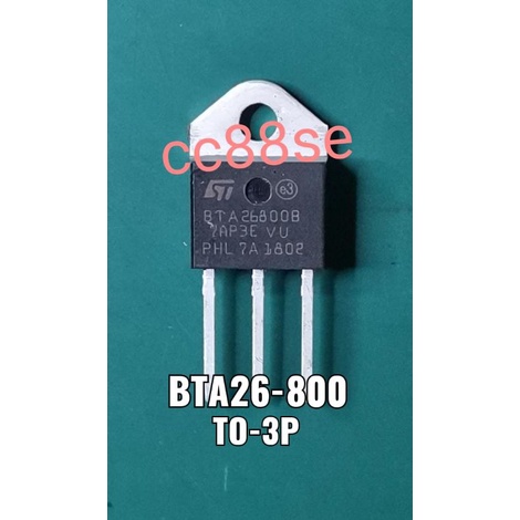 BTA26800B BTA26-800B BTA26-800 TO-3P TRIAC | Shopee Malaysia