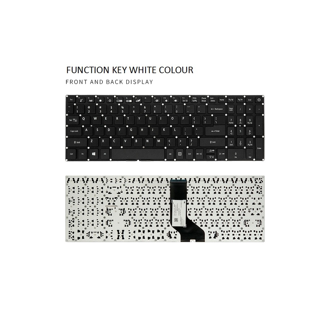 Acer Aspire 3 A315-21 A315-41-31 A315-51 A315-53 White colour function ...