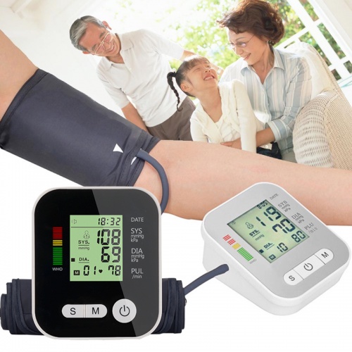 Electric Blood Pressure Monitor BP Cuff Machine Home Care Portable ...
