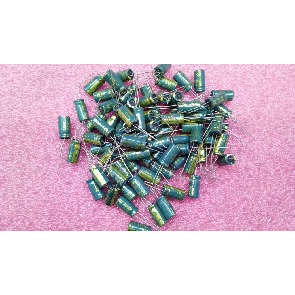 Capacitor cap 1000/16v 1000 Micro 16 Volt (1 Bag Has 10 Pieces ...