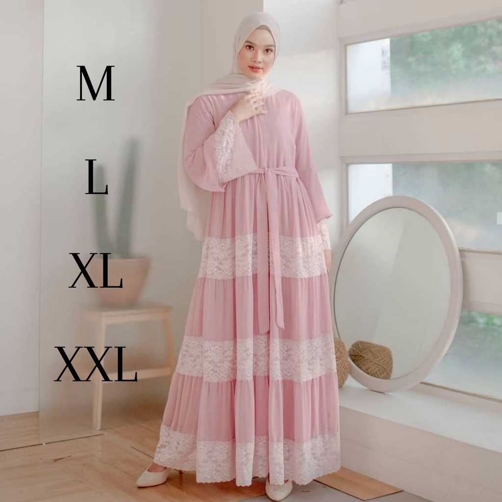 Gamis Women Jumbo LD 120/Edhisa Long Dress Gamis For Teenage Women ...
