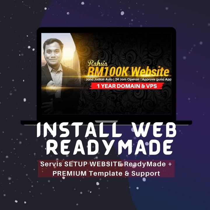 Servis Setup Website, Install ReadyMADE Ecommerce Web + VPS + Domain ...