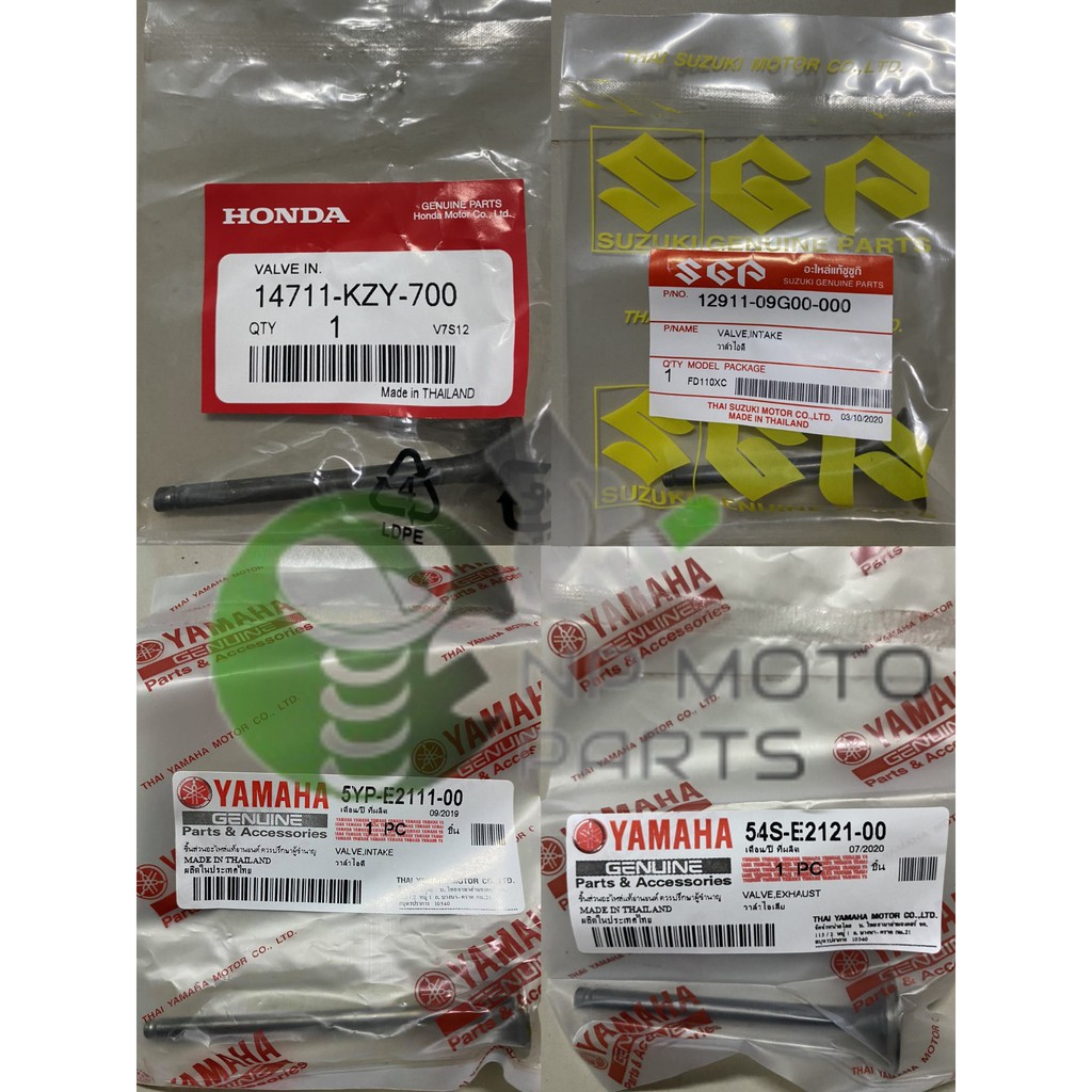 (All Model) Original Intake+Exhaust Valve CLICK/ICON/SCOOPY/WAVE125 ...