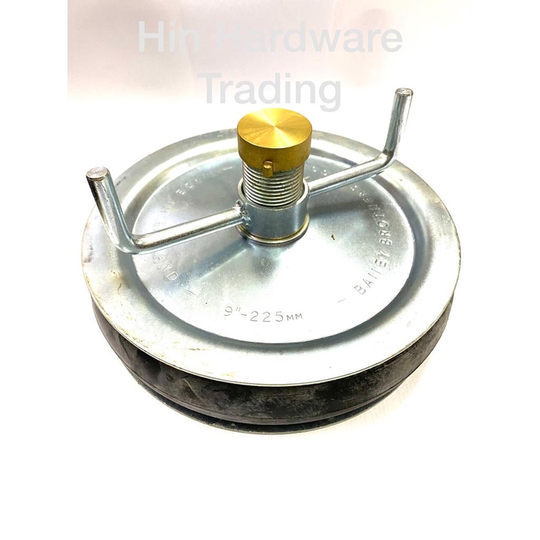 9" Steel Drain Testing Plug With Metal End Cap Made In England TP09 ...