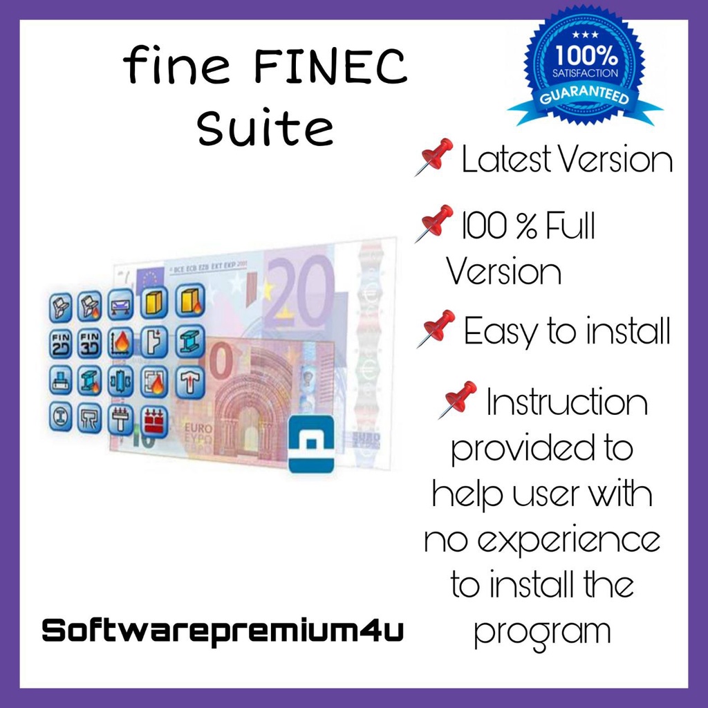 fine FIN EC Suite 2020 | Structural Design Software🔥【Full Version】🔥 | Shopee Malaysia