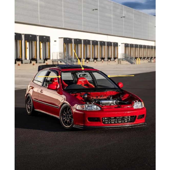 (𝐌𝐀𝐃𝐄 𝐈𝐍 𝐉𝐀𝐏𝐀𝐍) windshield moulding sr3/sr4/eg6/eg9 complete set ...