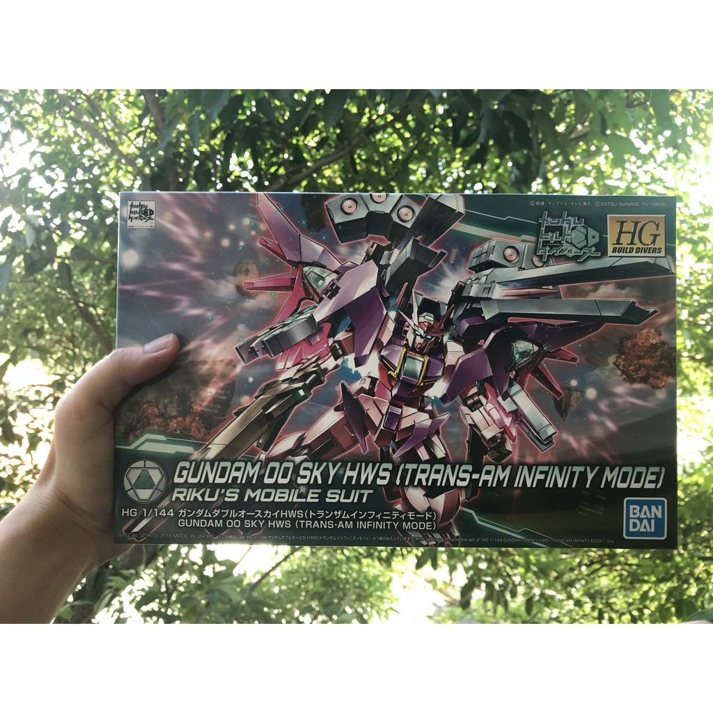 1/144 HGBD GUNDAM 00 SKY HWS (TRANS-AM INFINITY MODE) | Shopee Malaysia