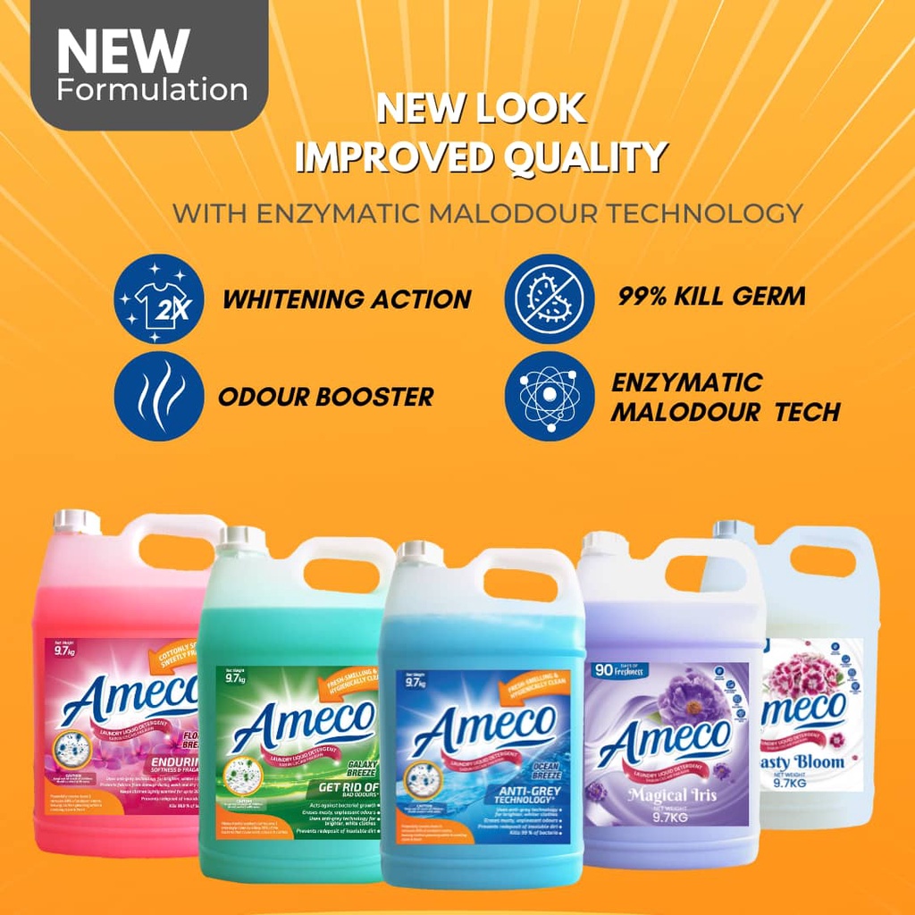 #HOT ITEM# SABUN BASUH BAJU AMECO 5 IN 1 - DETERGENT - PERFUME ...