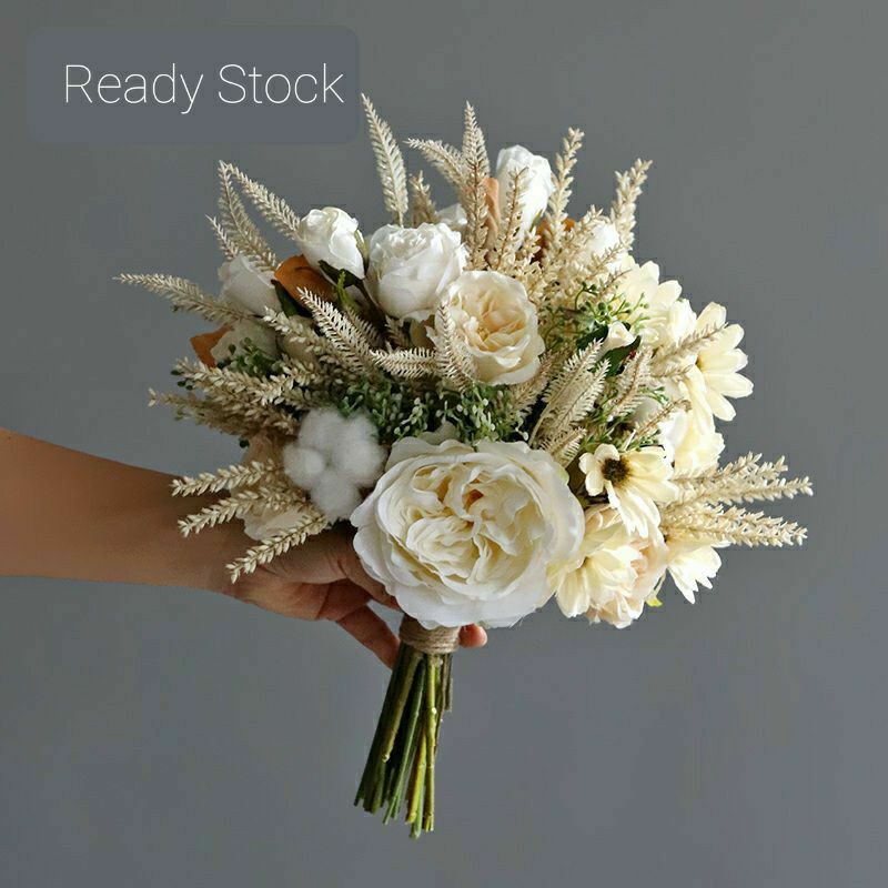 Bunga Tangan Pengantin Hand Flower Bouquet Bridal Bouquet Wedding Bunga ...