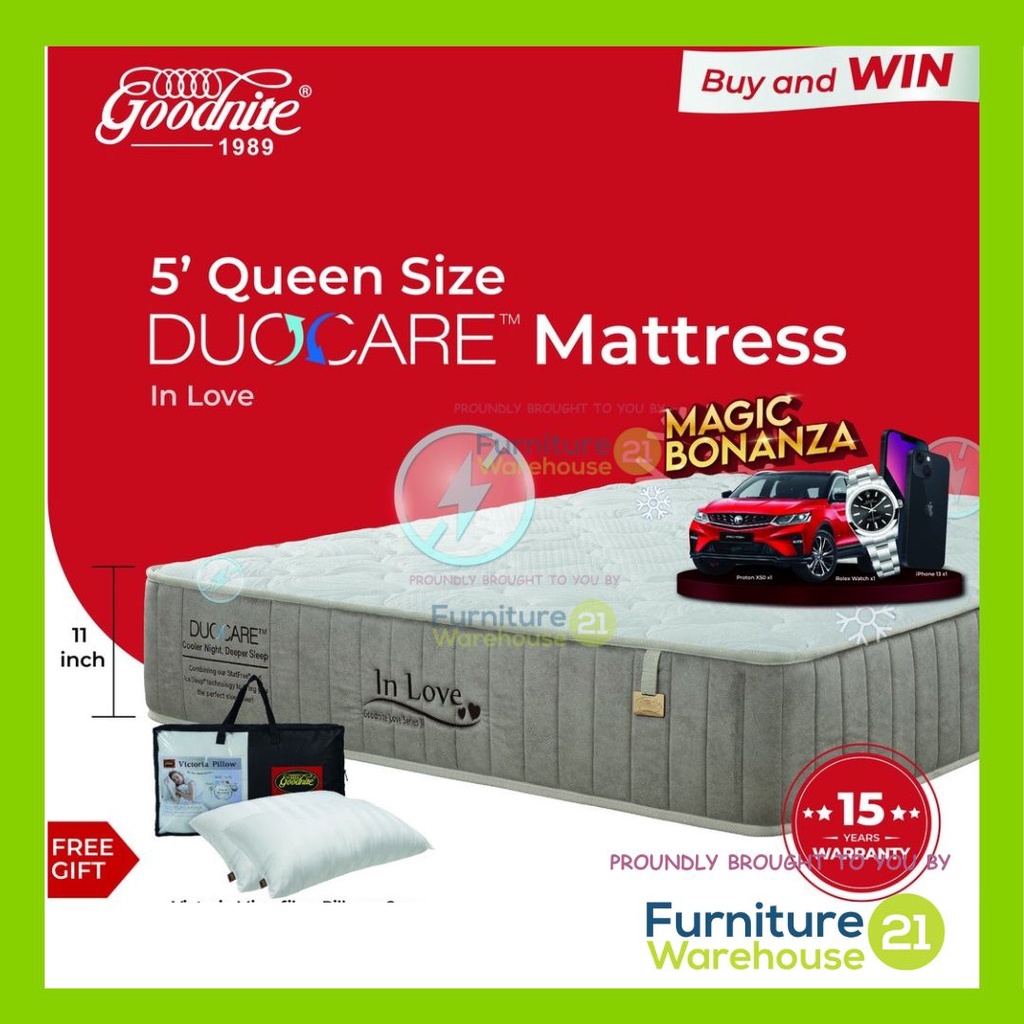 Mattress / Goodnite Mattress / Love Series / Single Mattress / Queen ...