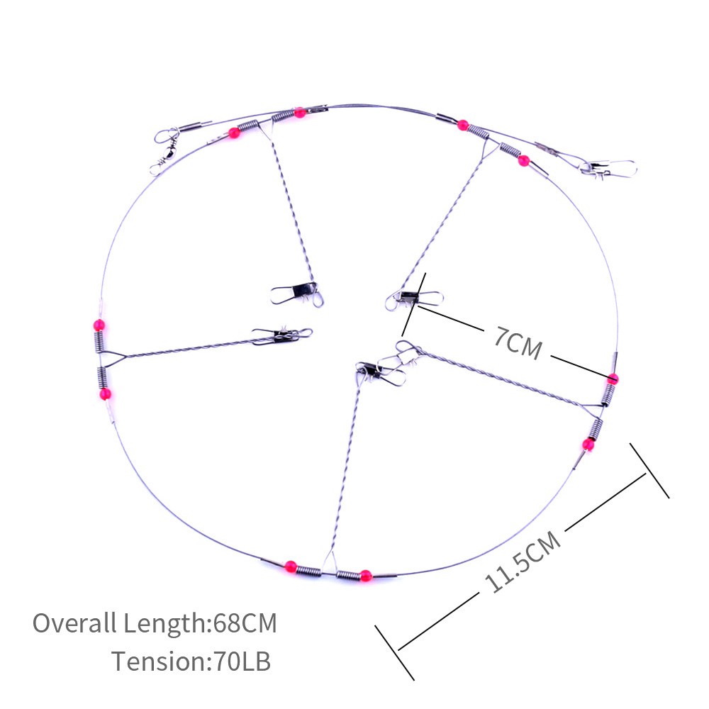 Perambut dawai Leader siakap kerapu senangin Stainless Steel Wire ...